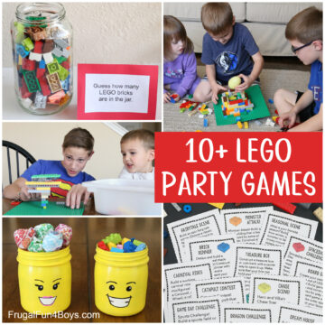 10+ Totally Awesome LEGO Party Games - Frugal Fun For Boys and Girls