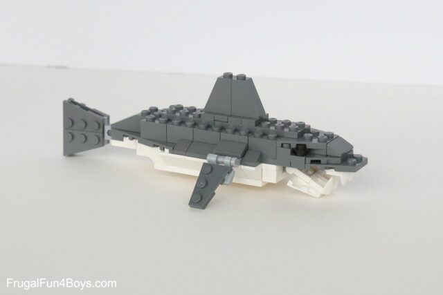 How to Build an Awesome LEGO Shark - Frugal Fun For Boys and Girls