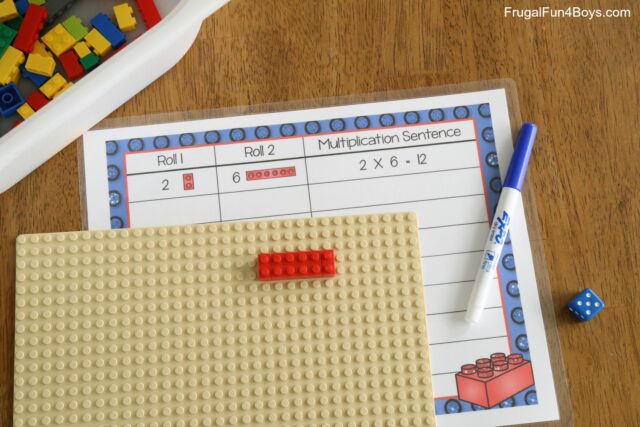 LEGO Multiplication Mats! Printable Math Activity - Frugal Fun For Boys ...