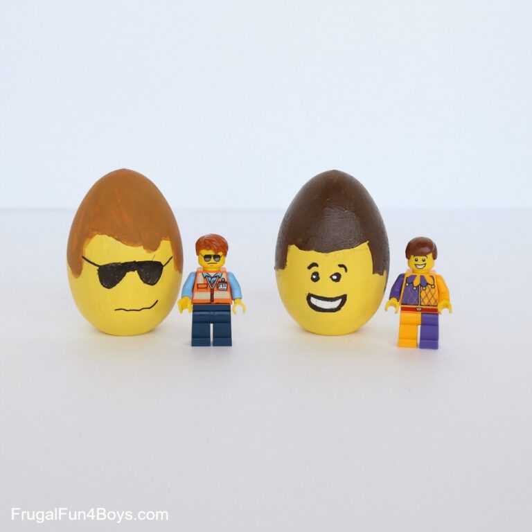 LEGO Minifigure Decorated Easter Eggs - Frugal Fun For Boys and Girls