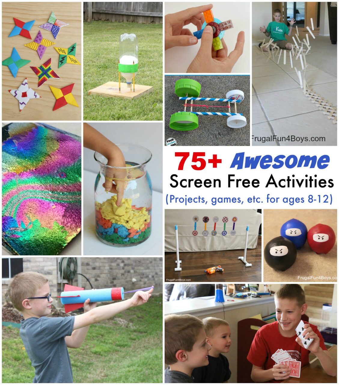 75+ Screen-Free Activities and Crafts (Perfect for ages 8-12!) - Frugal ...