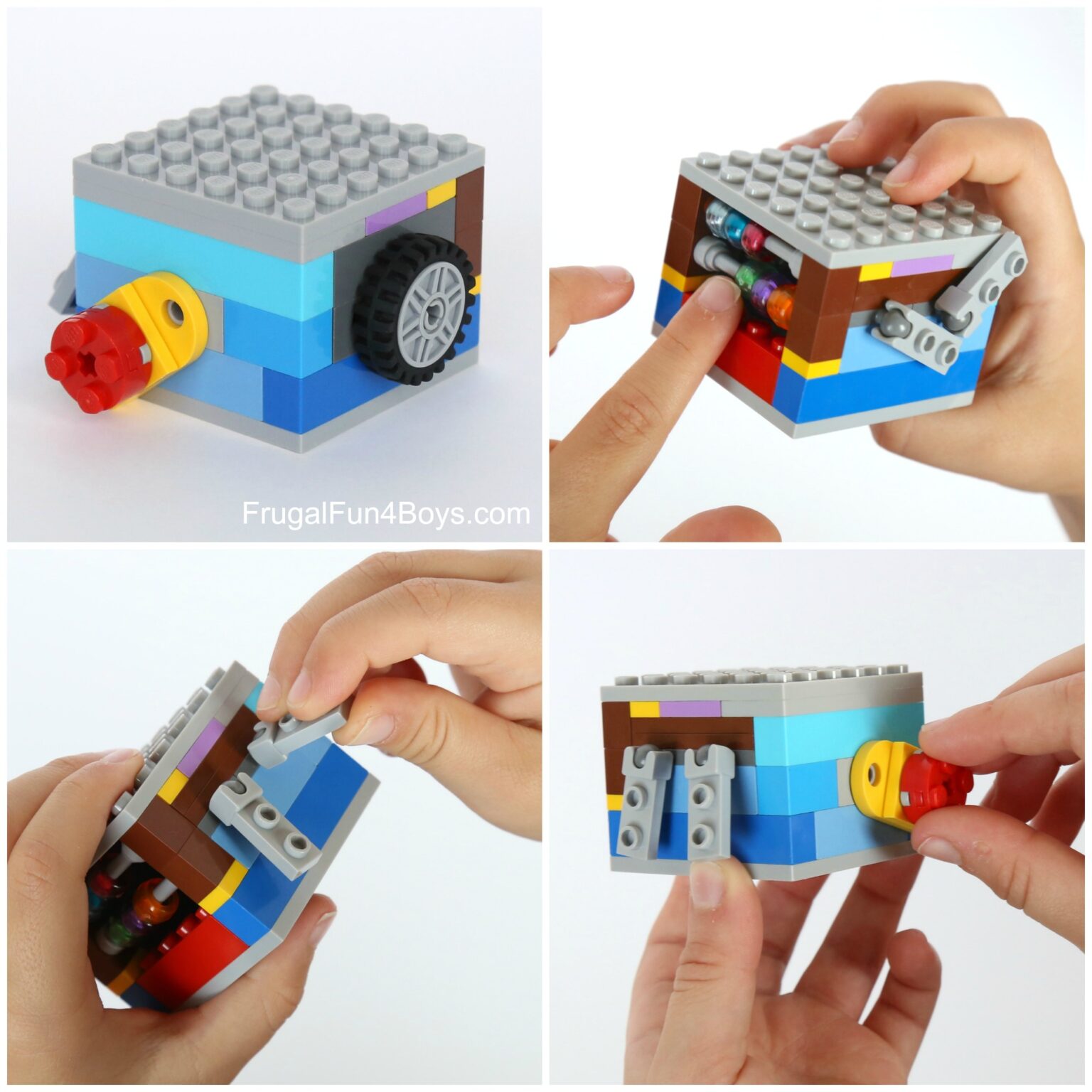 How to Build a Fidget Cube with LEGO® Bricks - Frugal Fun For Boys and ...