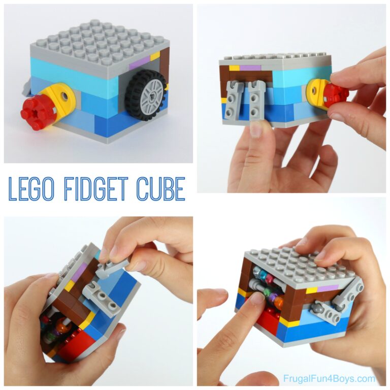 How to Build a Fidget Cube with LEGO® Bricks - Frugal Fun For Boys and ...