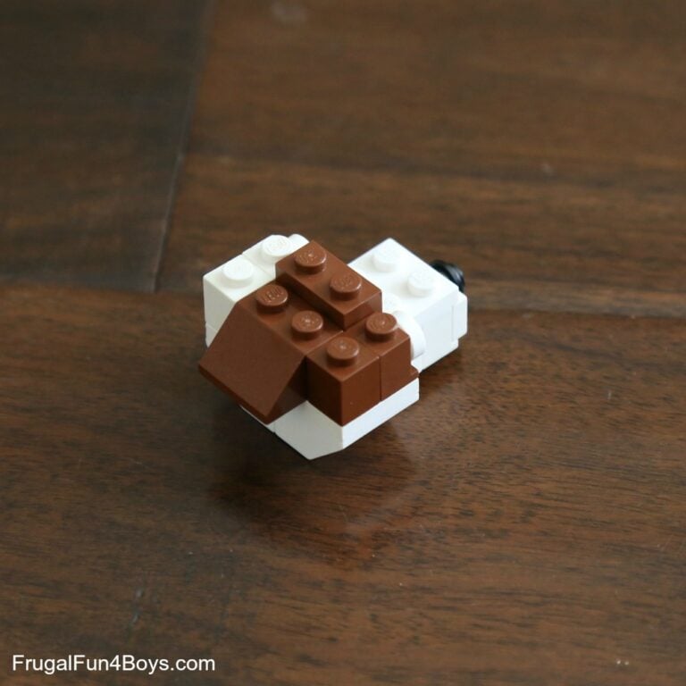 Build a Terrier Dog with LEGO® Bricks - Frugal Fun For Boys and Girls