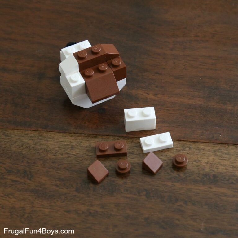Build a Terrier Dog with LEGO® Bricks - Frugal Fun For Boys and Girls