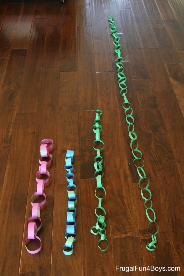 STEM Challenge: One-Piece-of-Paper Paper Chain Contest - Frugal Fun For ...