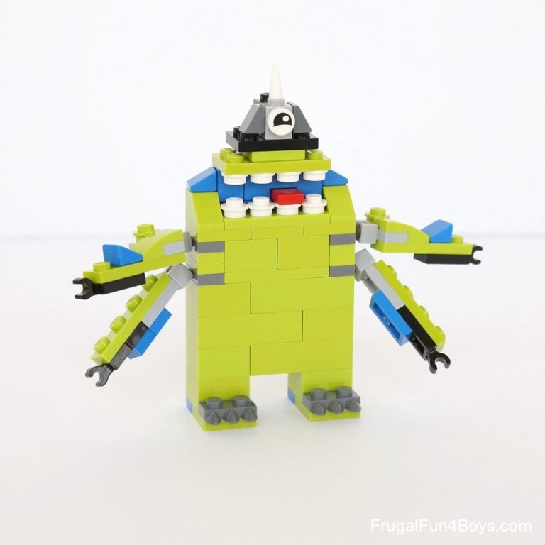 LEGO® Monsters Building Challenge for Kids - Frugal Fun For Boys and Girls