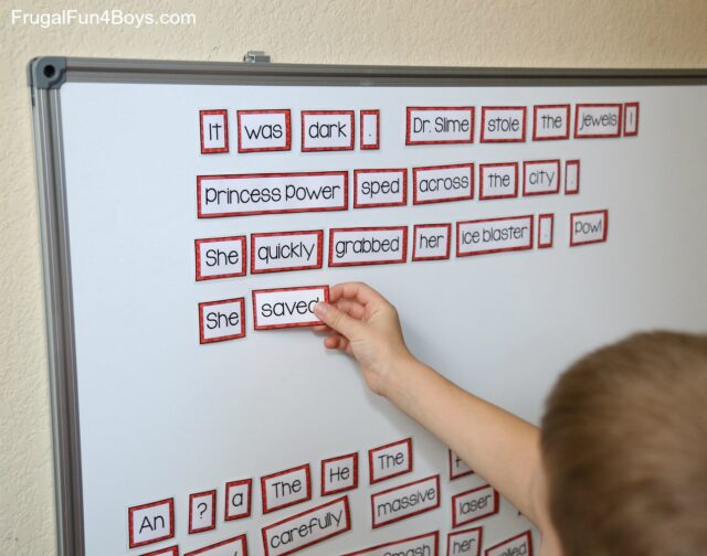 Superhero Creative Writing Printable Pack - Frugal Fun For Boys and Girls