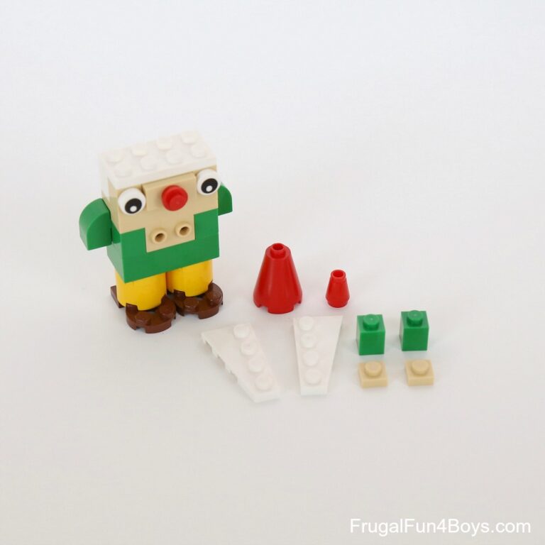 Build a LEGO Gnome Garden - Frugal Fun For Boys and Girls