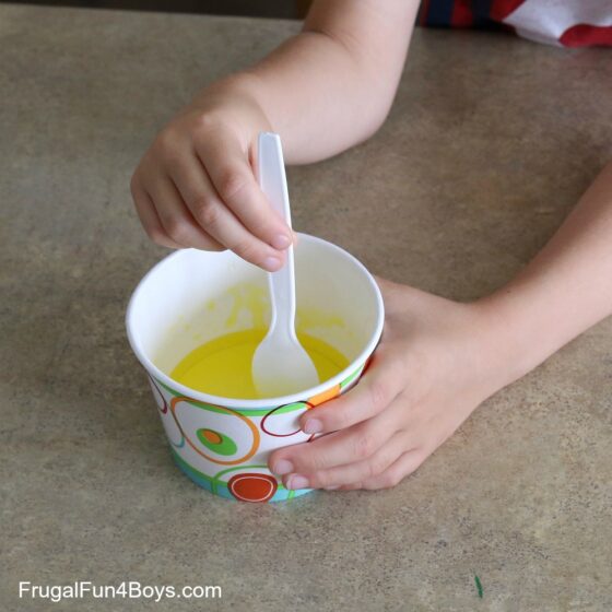 How to Make Scented Lemonade Slime - Frugal Fun For Boys and Girls