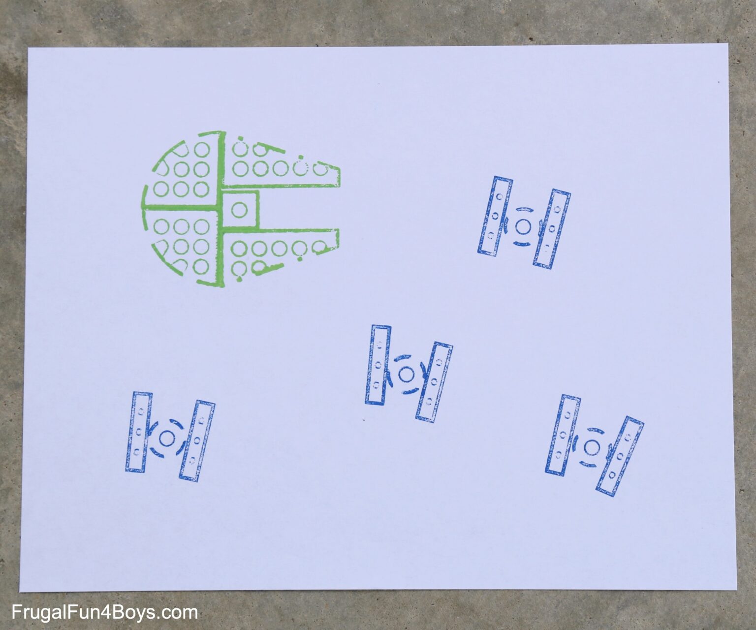 LEGO Stamping: It's Art with Bricks! - Frugal Fun For Boys and Girls