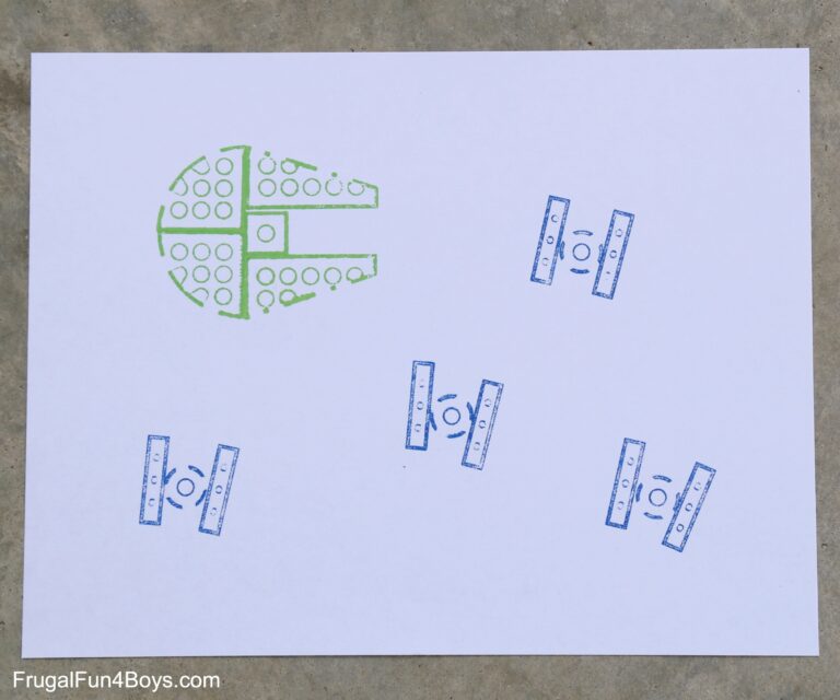 LEGO Stamping: It's Art with Bricks! - Frugal Fun For Boys and Girls