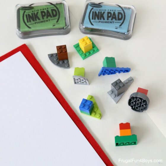 LEGO Stamping: It's Art with Bricks! - Frugal Fun For Boys and Girls