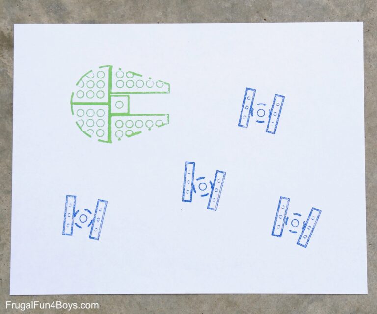 LEGO Stamping: It's Art with Bricks! - Frugal Fun For Boys and Girls