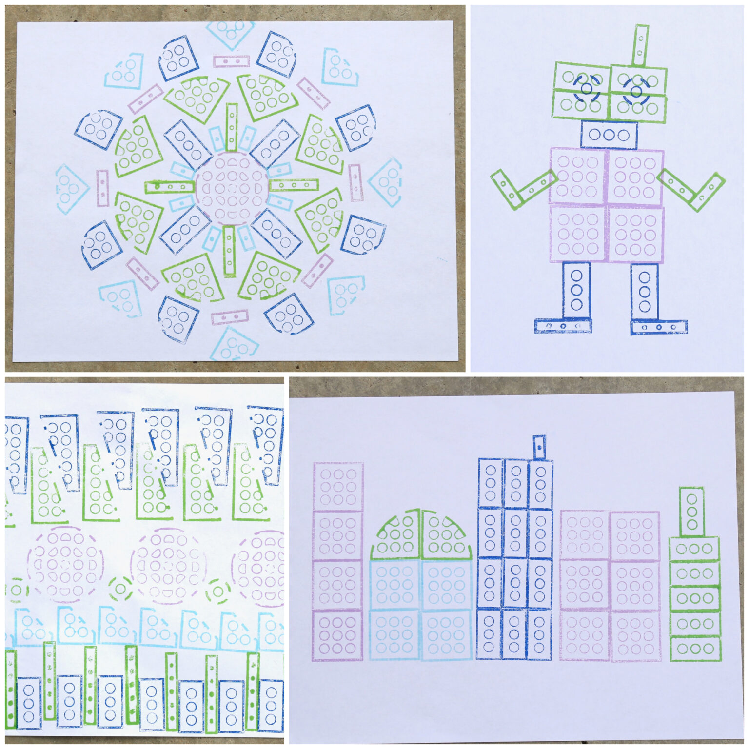LEGO Stamping: It's Art with Bricks! - Frugal Fun For Boys and Girls