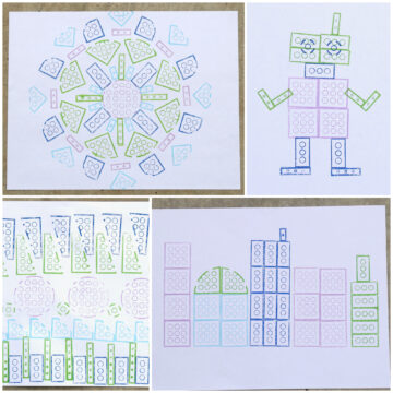 LEGO Stamping: It's Art with Bricks! - Frugal Fun For Boys and Girls