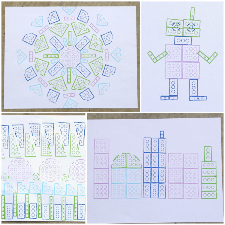 LEGO Stamping: It's Art with Bricks! - Frugal Fun For Boys and Girls
