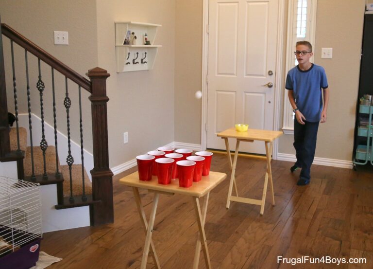 Awesome Game Ideas for a Dude Perfect Style Birthday Party - Frugal Fun ...