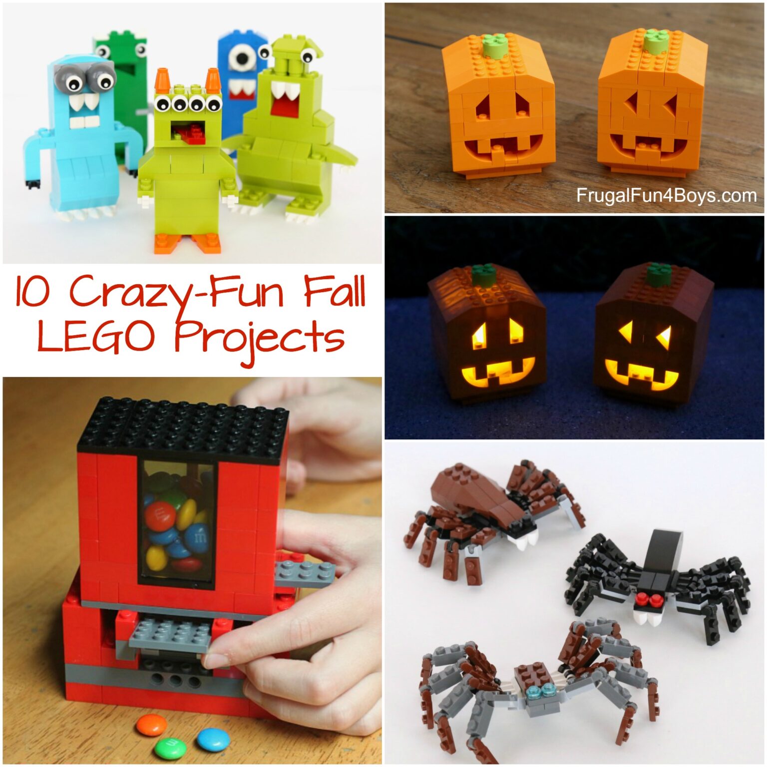 11+ Crazy Fun Fall LEGO Projects - Frugal Fun For Boys and Girls