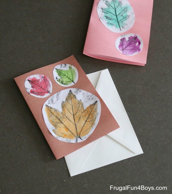 Gorgeous Black Crayon and Watercolor Fall Leaf Art - Frugal Fun For ...