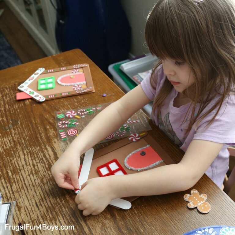 This Gingerbread House is the Most Adorable Christmas Craft for Kids ...