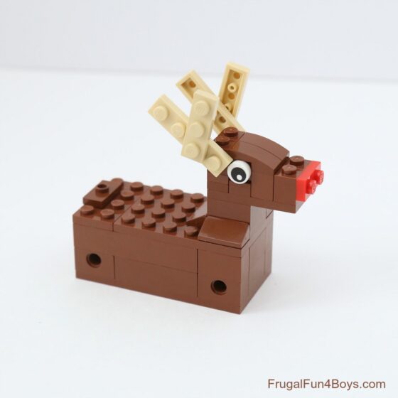 Run, Run, Rudolph LEGO Building Instructions - Frugal Fun For Boys and ...