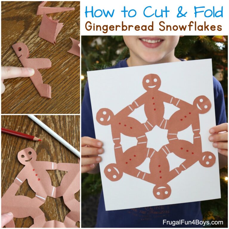 Craft Stick Gingerbread Man Ornament - Frugal Fun For Boys and Girls