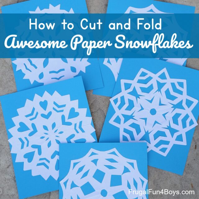 Craft Stick Doodle Snowflakes - Frugal Fun For Boys and Girls