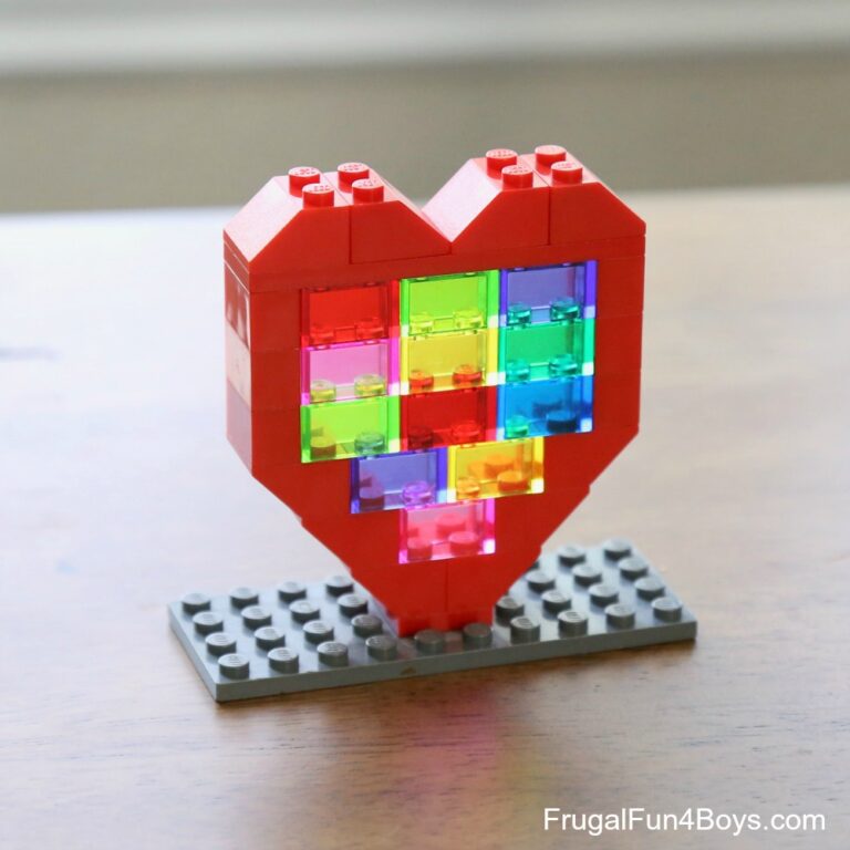 Stained Glass LEGO Building Challenge - Frugal Fun For Boys and Girls