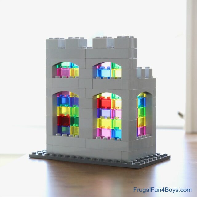 Stained Glass LEGO Building Challenge - Frugal Fun For Boys and Girls