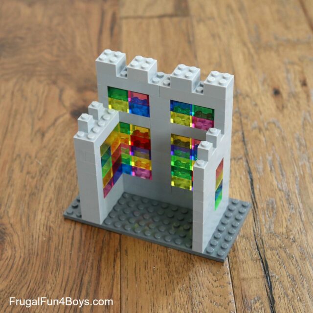 Stained Glass LEGO Building Challenge - Frugal Fun For Boys and Girls