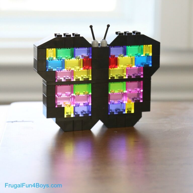 Stained Glass LEGO Building Challenge - Frugal Fun For Boys and Girls