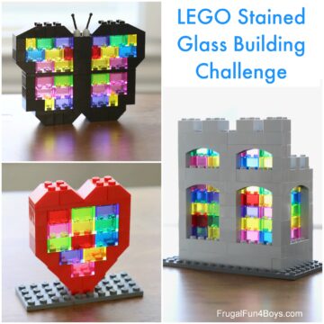Stained Glass LEGO Building Challenge - Frugal Fun For Boys and Girls
