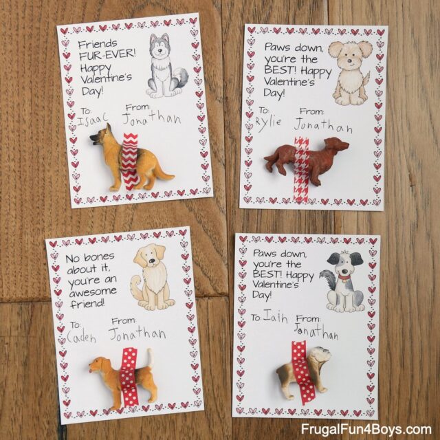 Cats and Dogs Printable Valentine's Day Cards - Frugal Fun For Boys and ...