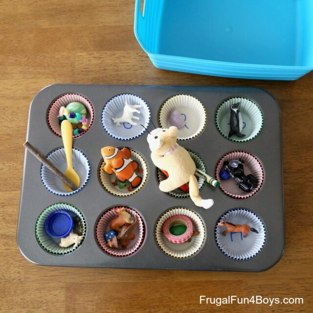 Muffin Tin Letter Sounds Activity - Frugal Fun For Boys and Girls