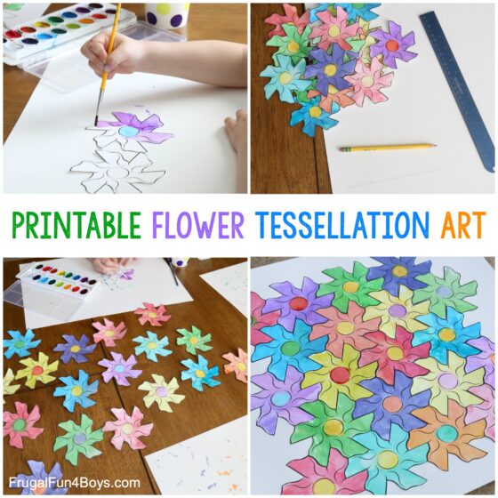 Fish Tessellation Art - Frugal Fun For Boys and Girls