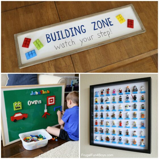 Awesome DIY LEGO Crafts and Room Decor Projects - Frugal Fun For Boys ...