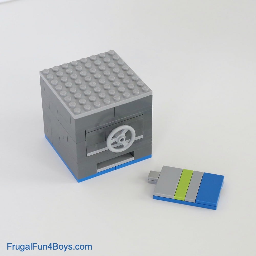 How to Build LEGO Safes with Lock & Key - Frugal Fun For Boys and Girls