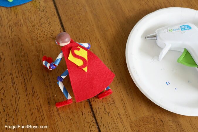 How to Make Pipe Cleaner Superheroes - Frugal Fun For Boys and Girls