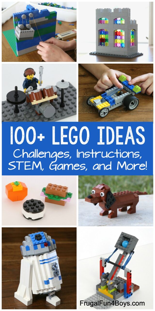 100+ Lego Building Projects for Kids - Frugal Fun For Boys and Girls