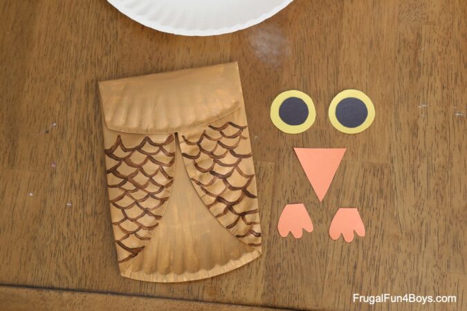 Paper Plate Owl Craft for Kids - Frugal Fun For Boys and Girls