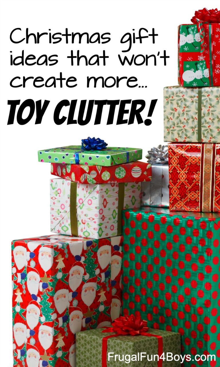 Christmas Gift Ideas for a Clutter-Free Christmas - Frugal Fun For Boys ...