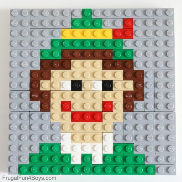 Printable LEGO Christmas Building Cards - Frugal Fun For Boys and Girls
