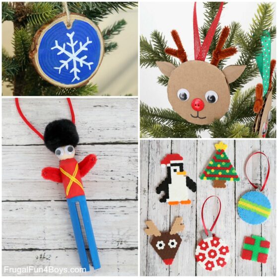 Christmas Ornaments for Kids to Make - Frugal Fun For Boys and Girls