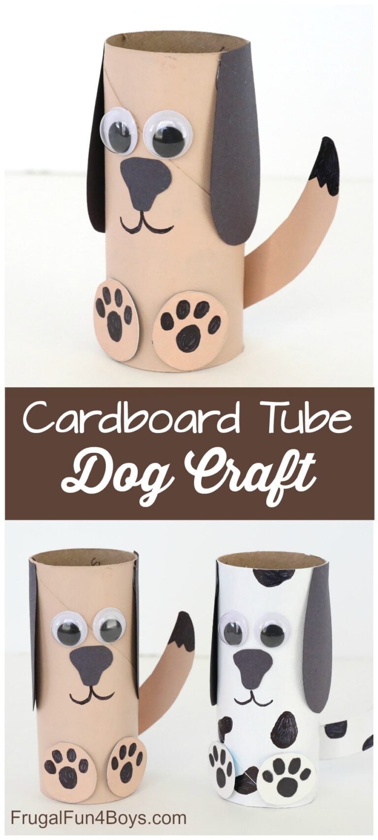 Paper Roll Dog Craft - Frugal Fun For Boys and Girls