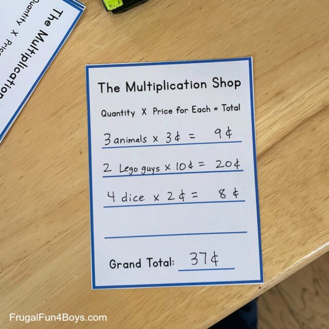 Hands-On Multiplication Activities - Frugal Fun For Boys and Girls
