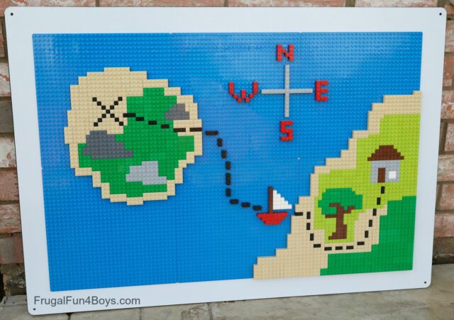 LEGO Wall Building Ideas and Printable Building Cards - Frugal Fun For ...