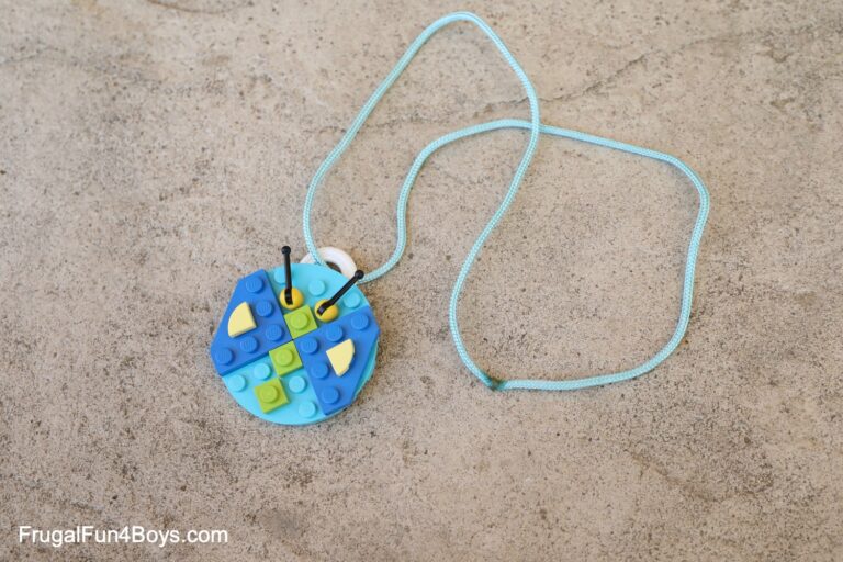 How to Make LEGO Necklaces - Frugal Fun For Boys and Girls