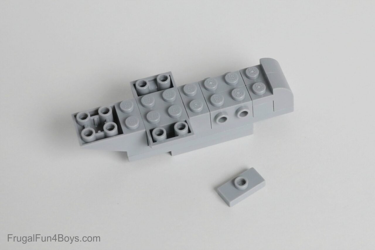 Build a Mini Razor Crest with LEGO Bricks - Frugal Fun For Boys and Girls