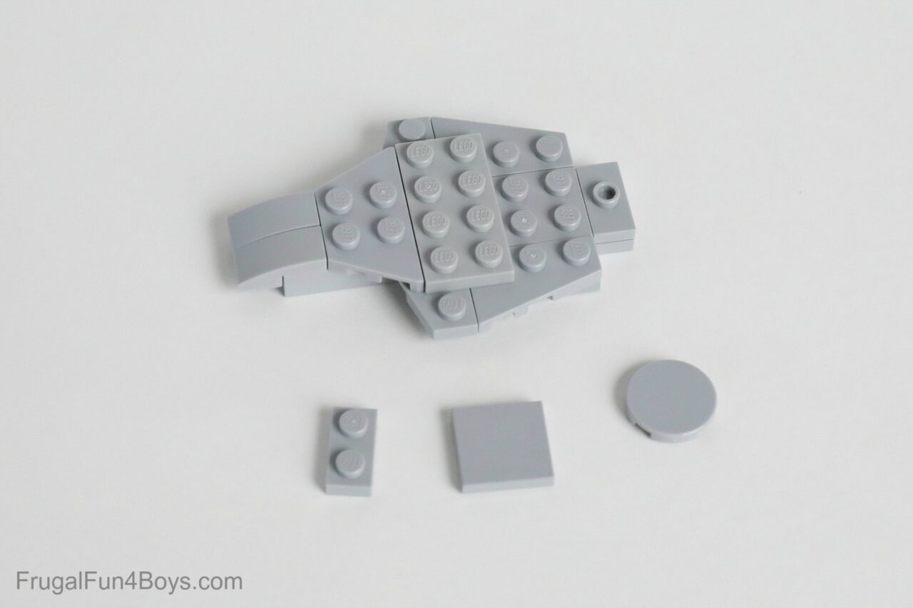 Build a Mini Razor Crest with LEGO Bricks - Frugal Fun For Boys and Girls